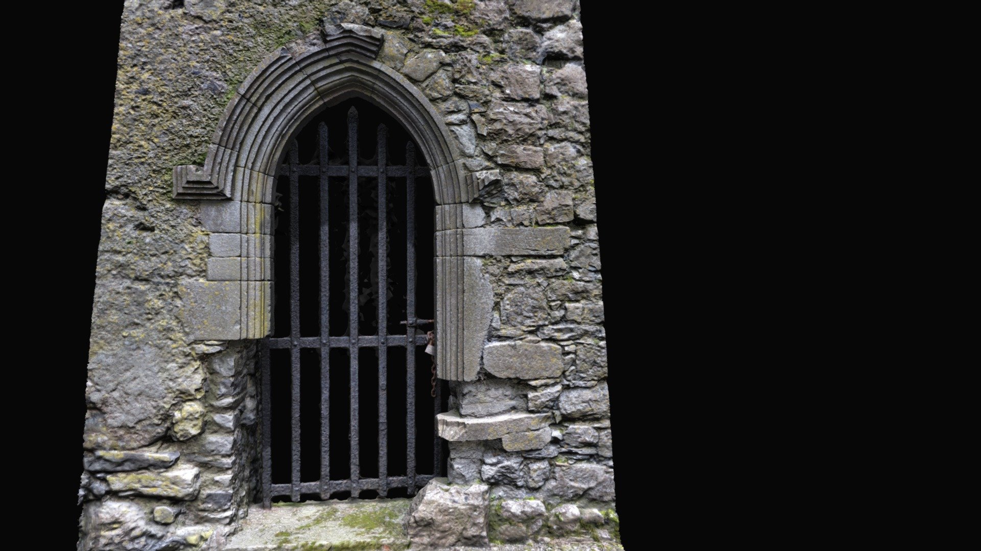 Lorrha Augustinian Priory (TN004-010006-) Door - Download Free 3D model ...