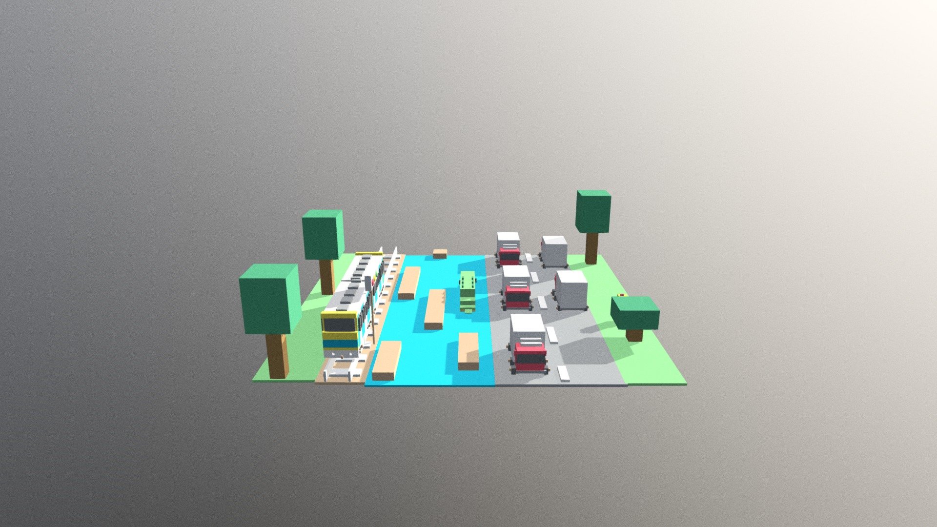 DBSPD_CROSSYROAD - 3D model by macguest [64a3833] - Sketchfab