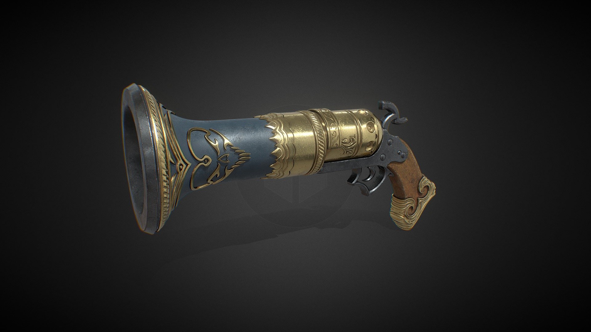 Miss Fortune Revolver / Cosplay prop - 3D model by Alex Murias (@Xlay3D ...