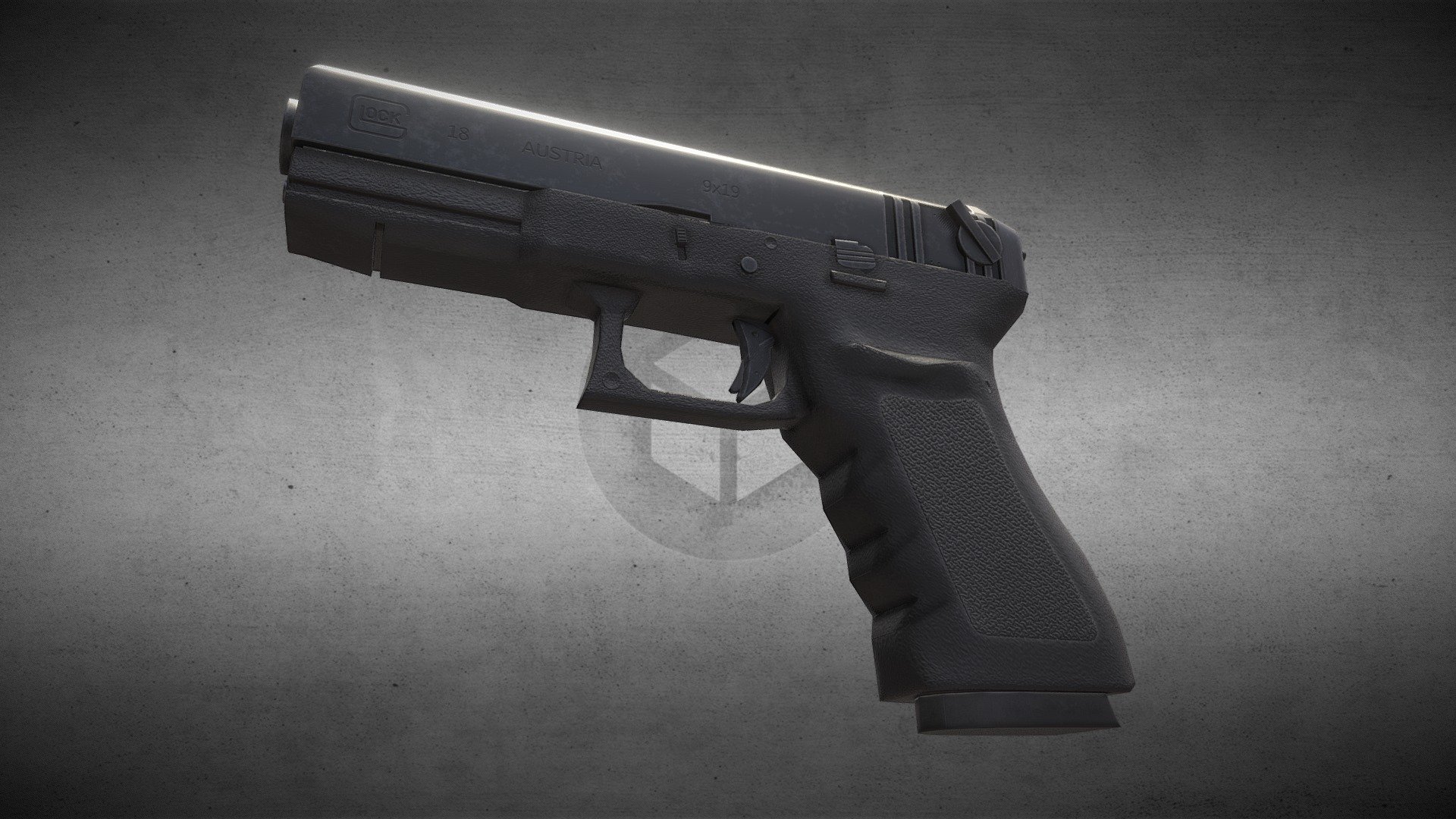 LOW POLY G18 PISTOL GAME ASSET - Download Free 3D model by akhalas [64a5a3d] - Sketchfab