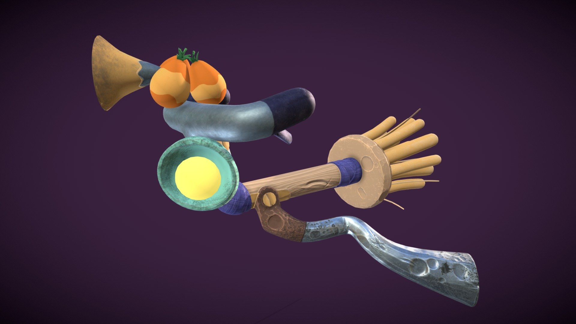 Wizard Motorcycle Broom - 3D model by Filip Mariani (@filipmariani ...