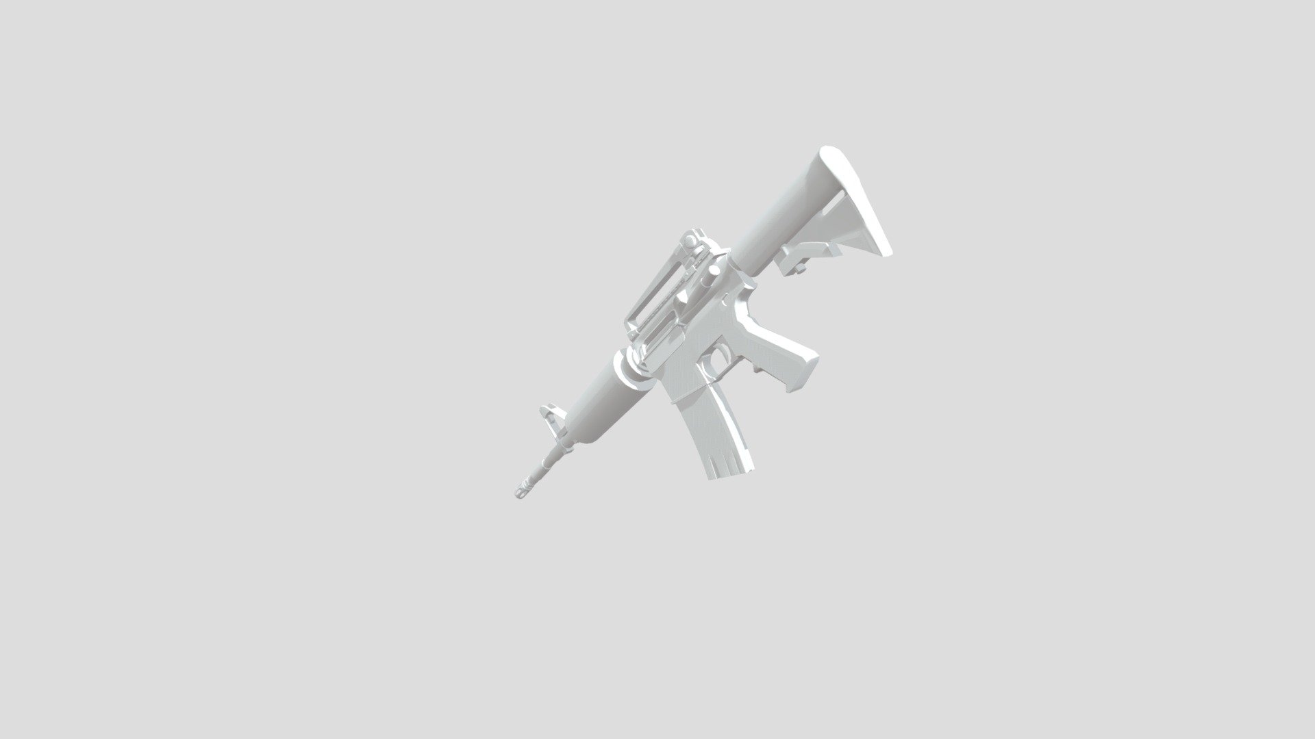 Brutal Doom VR Assault Rifle - Download Free 3D model by Choc Gun ...