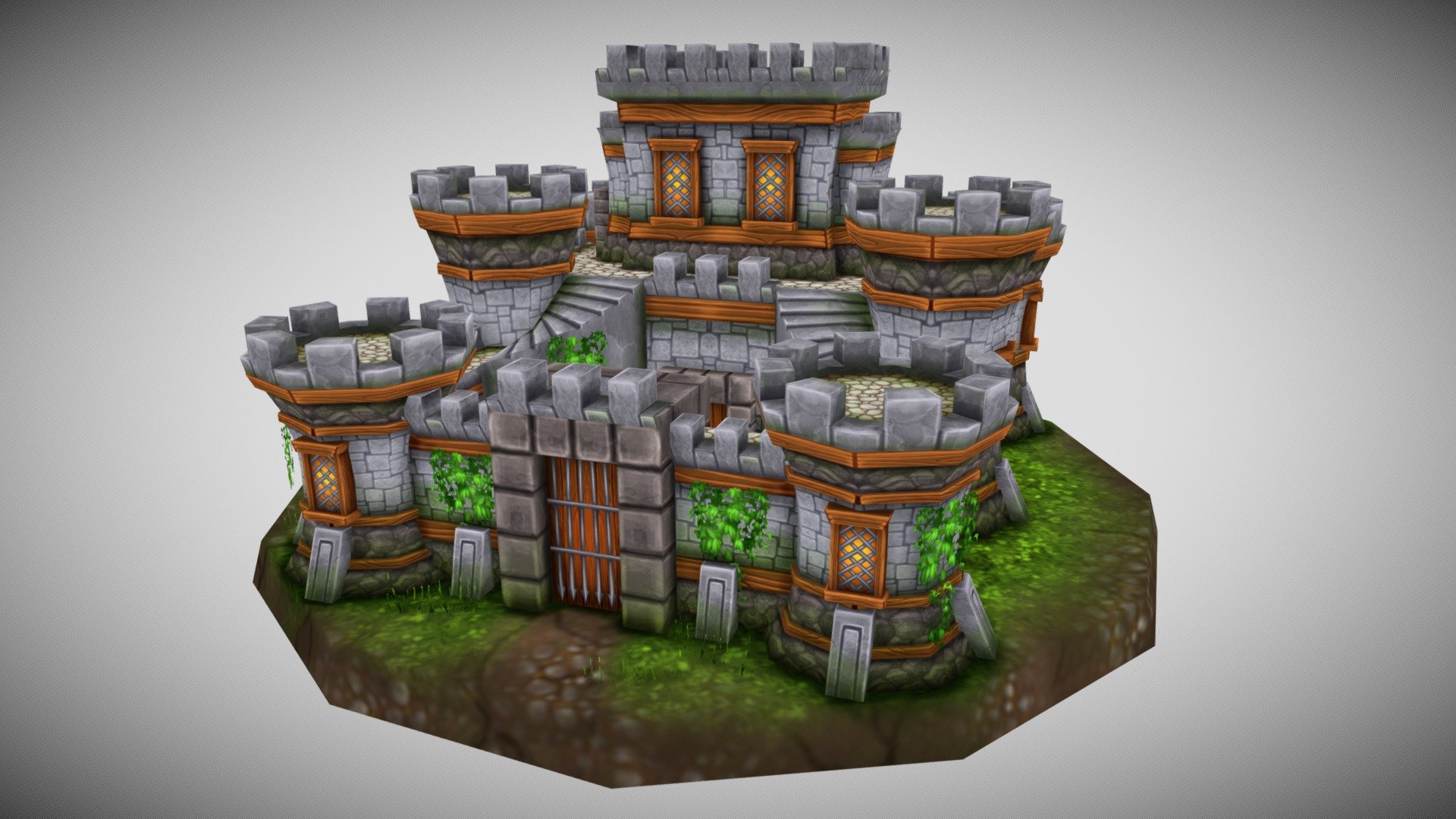 Neutral_Bastion_Base [World of Epic Hunters] - 3D model by Adrian Wenek ...