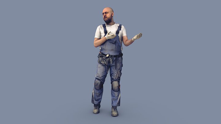 Coveralls 3D models - Sketchfab