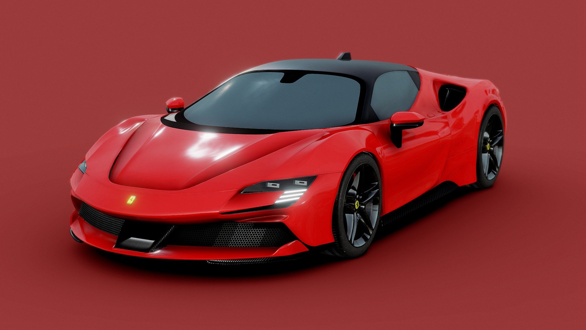 Ferrari SF90 STRADALE - Buy Royalty Free 3D model by Gioy ...