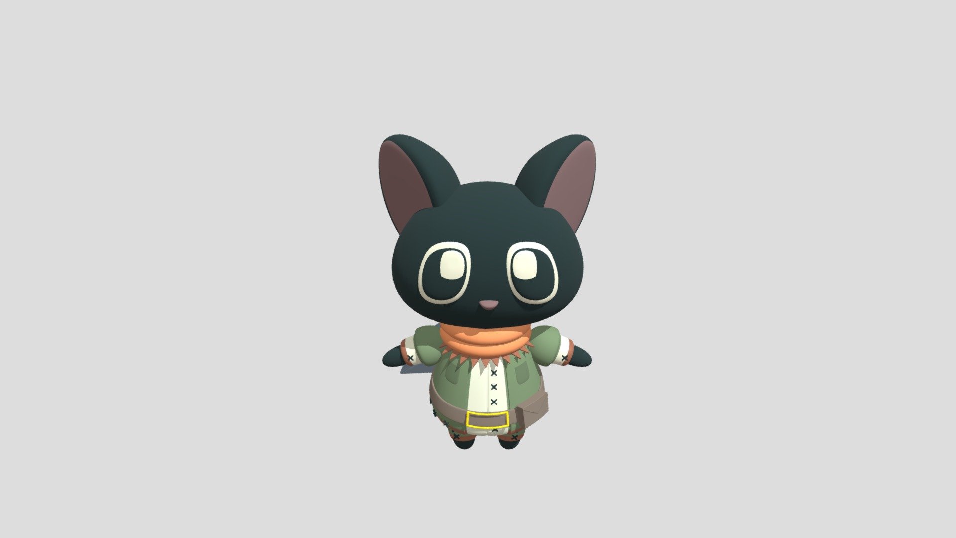 Cat Character - Download Free 3D model by Reyzan Ektiren (@Zizafira1 ...