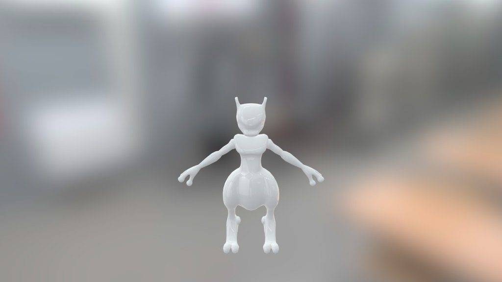 Mewtwo2 - 3D model by sergiv [64acbd0] - Sketchfab