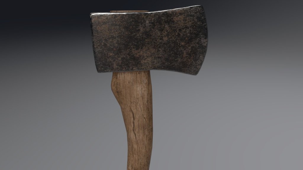 Axe_old - 3D model by shashi3dartist [64ad6f4] - Sketchfab