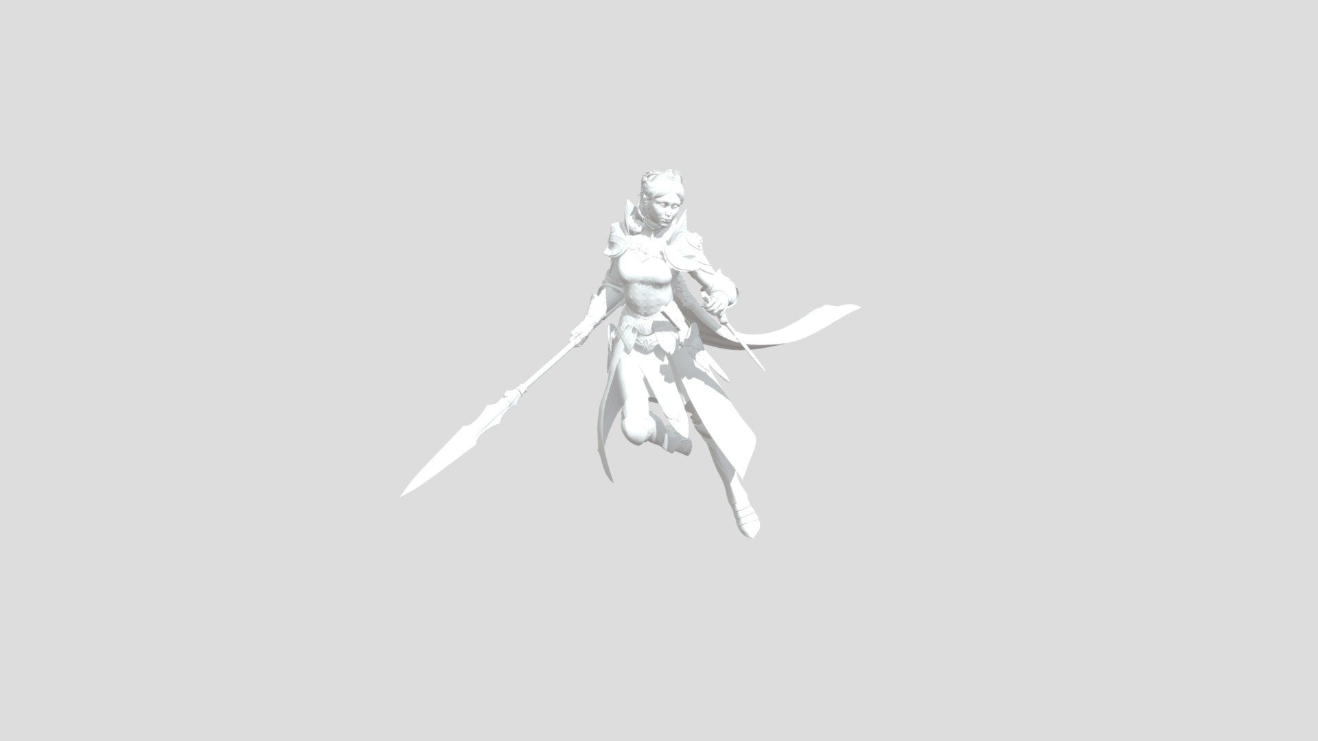 Knight-princess 3D Printing - Download Free 3D model by chensithyfong ...
