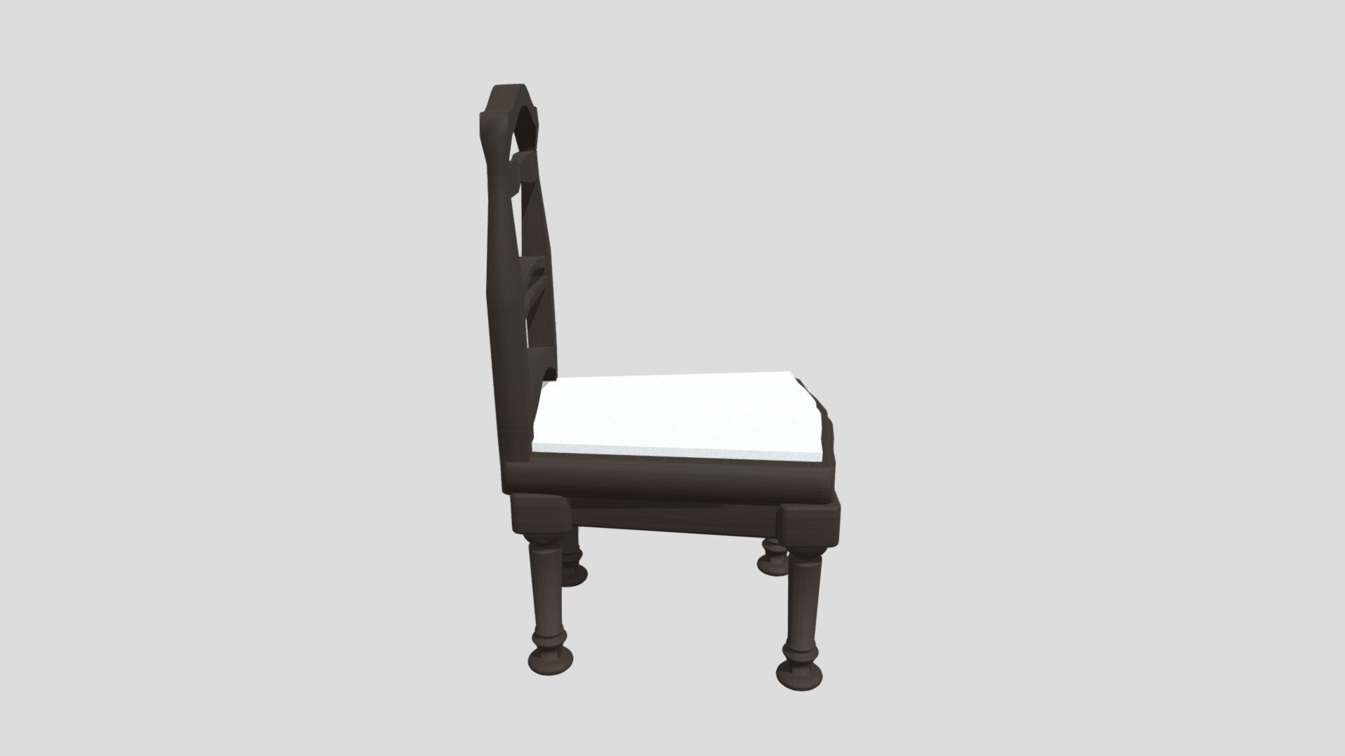 Victorian Dining Chair - 3D model by Amaroq [64b086e] - Sketchfab