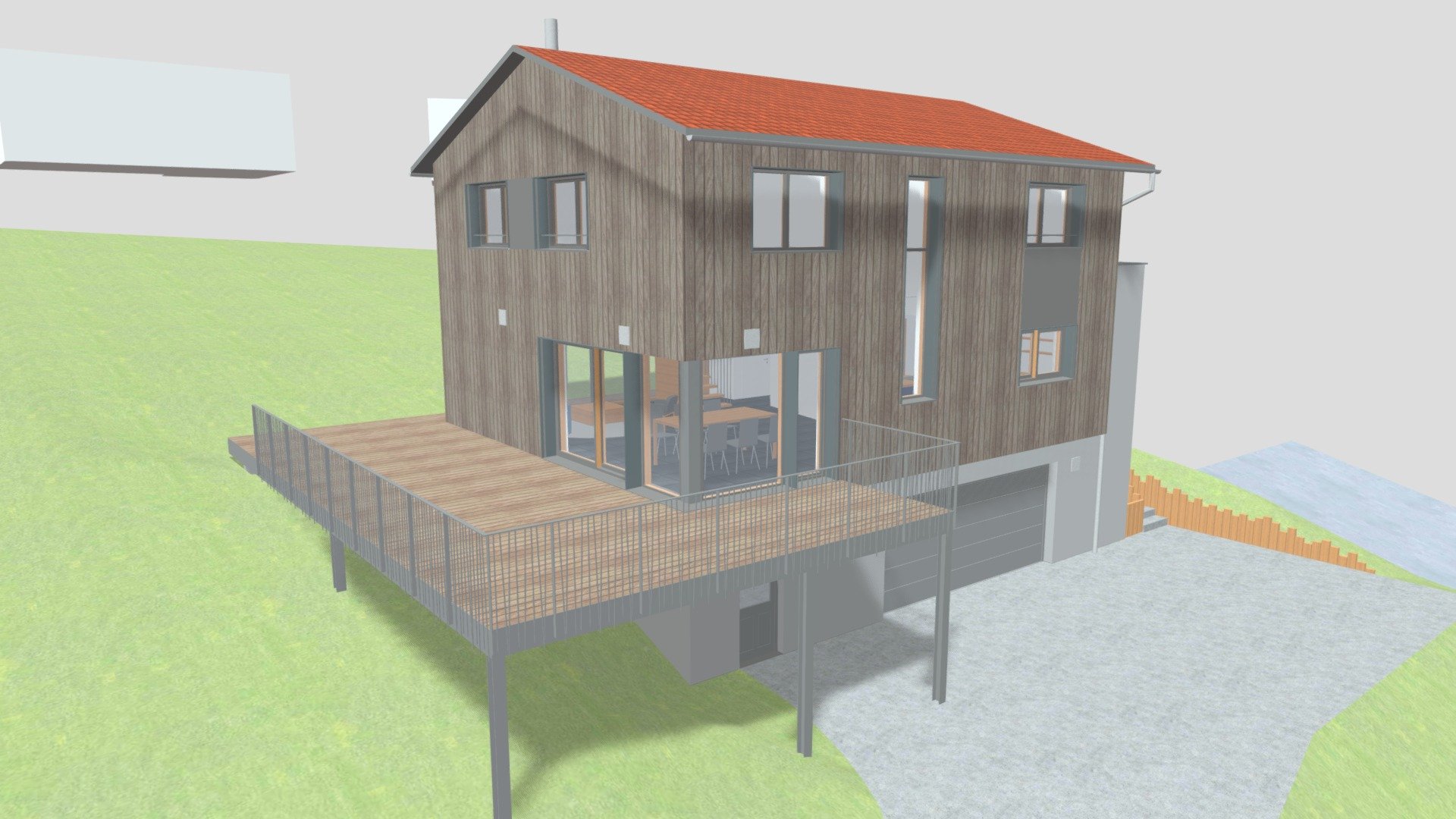 Construction d'une Maison Passive en Bois - 3D model by Stéphen Mure ...