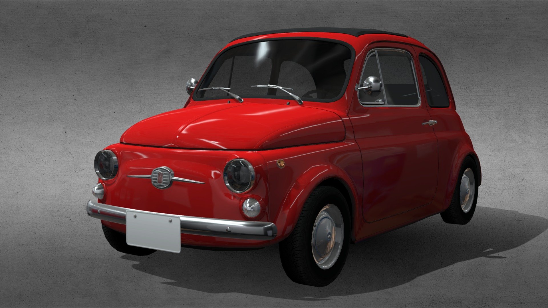 1965 FIAT Nuova 500 F - Download Free 3D model by SIU Car Garage (@Game ...