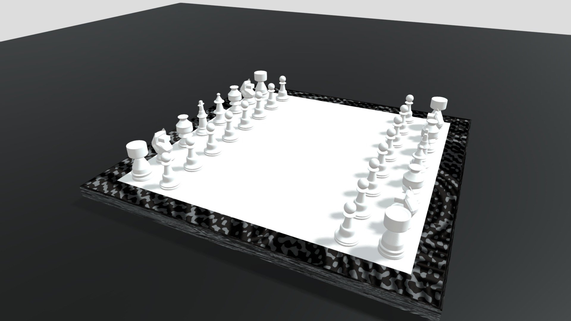 Chess - 3D model by DerCrazy [64b6e39] - Sketchfab