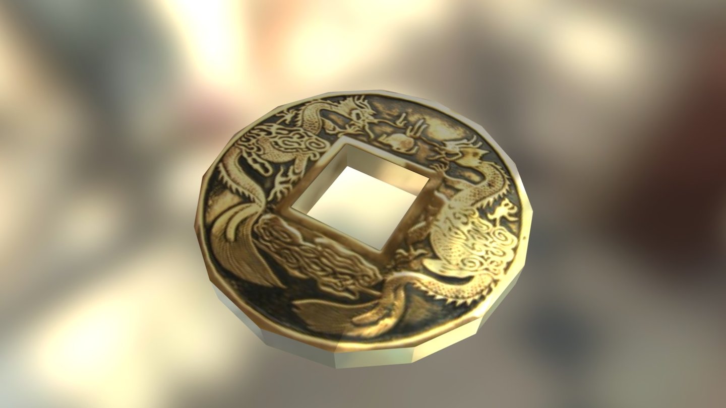 Dragon coin - Download Free 3D model by Alazur [64b6fed] - Sketchfab