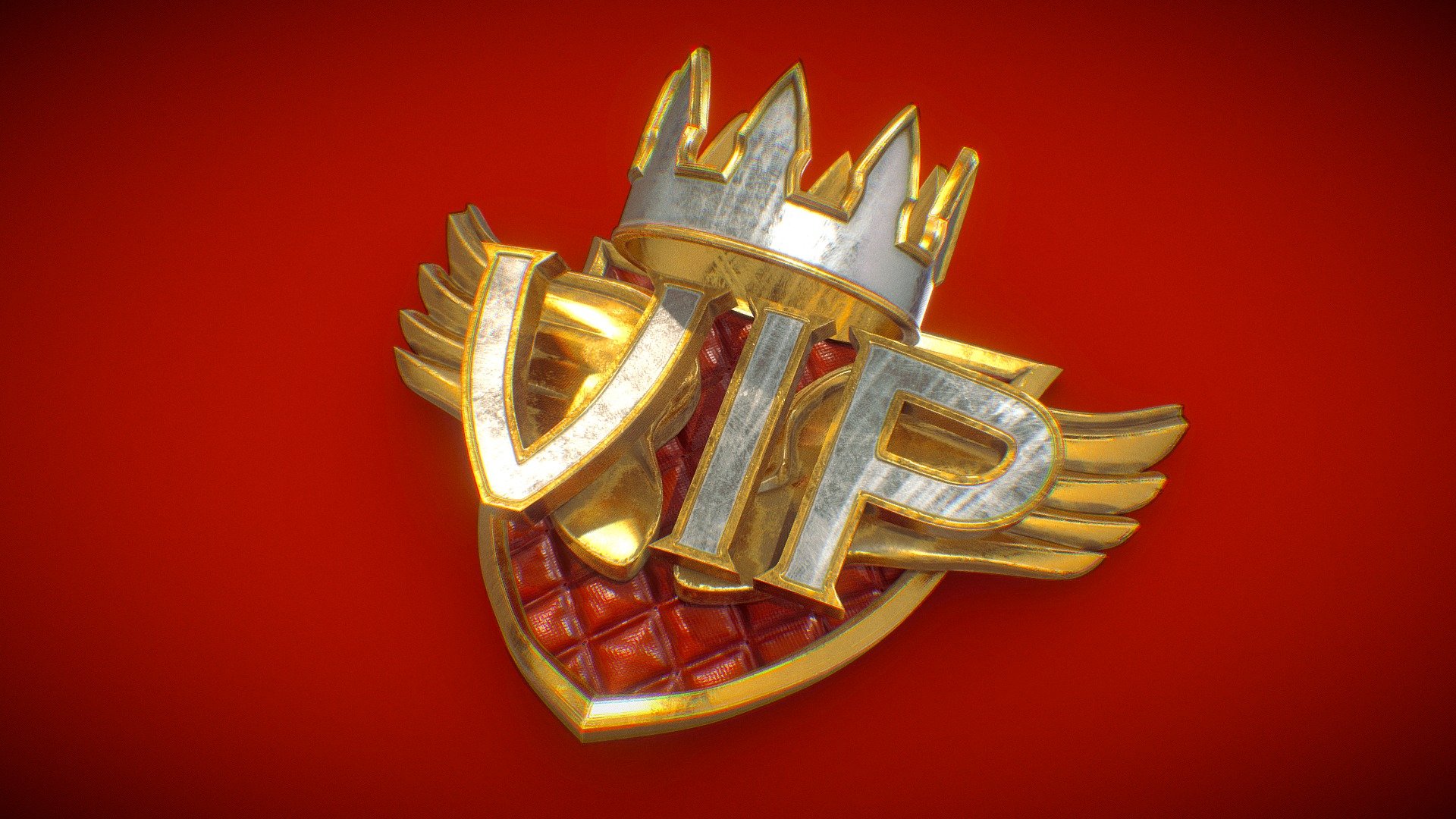 VIP badge - 3D model by blacksheeptal [64b7c77] - Sketchfab