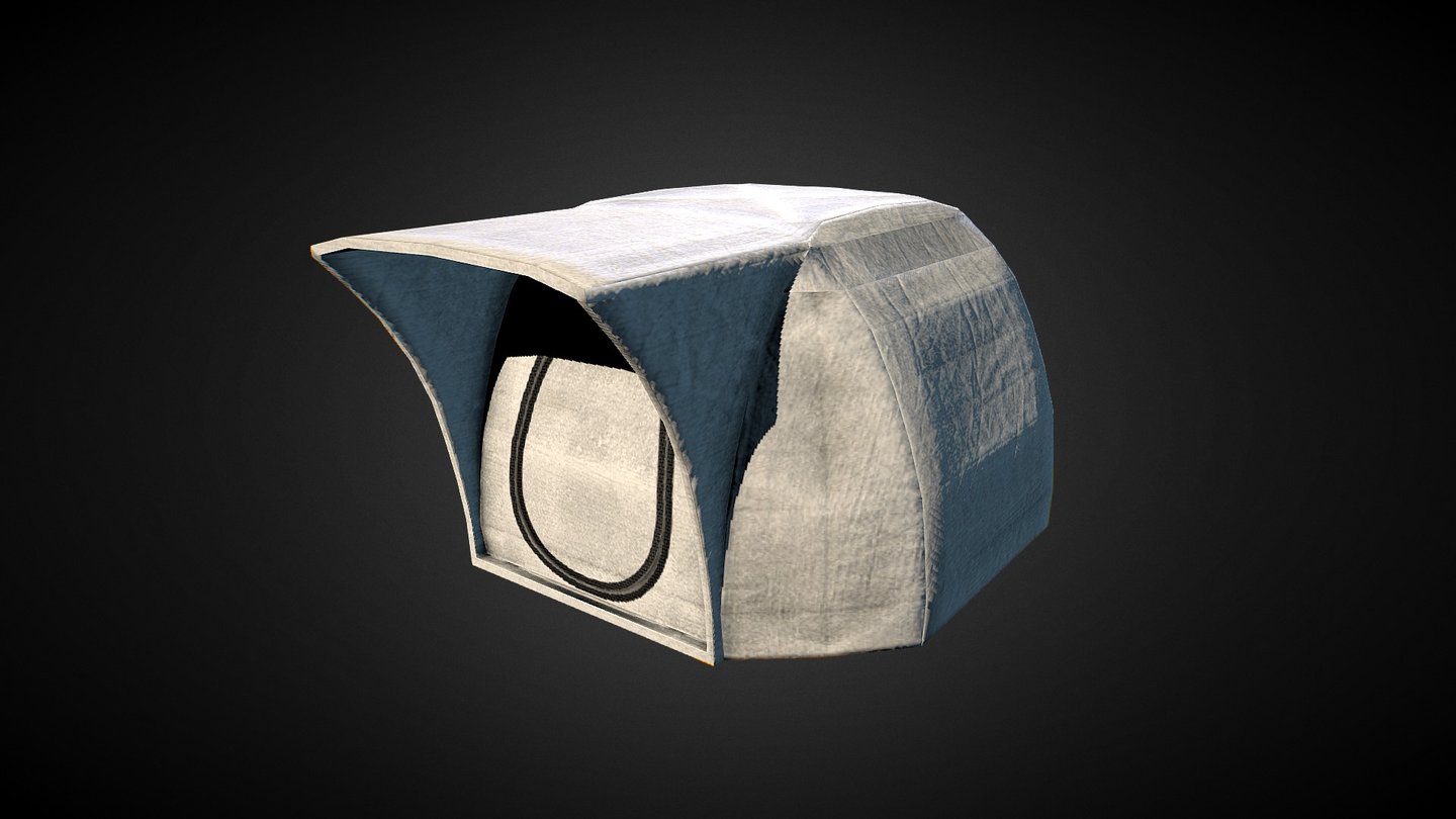 Low Poly Shelterbox Tent - 3D model by neil2412 [64b8b16] - Sketchfab