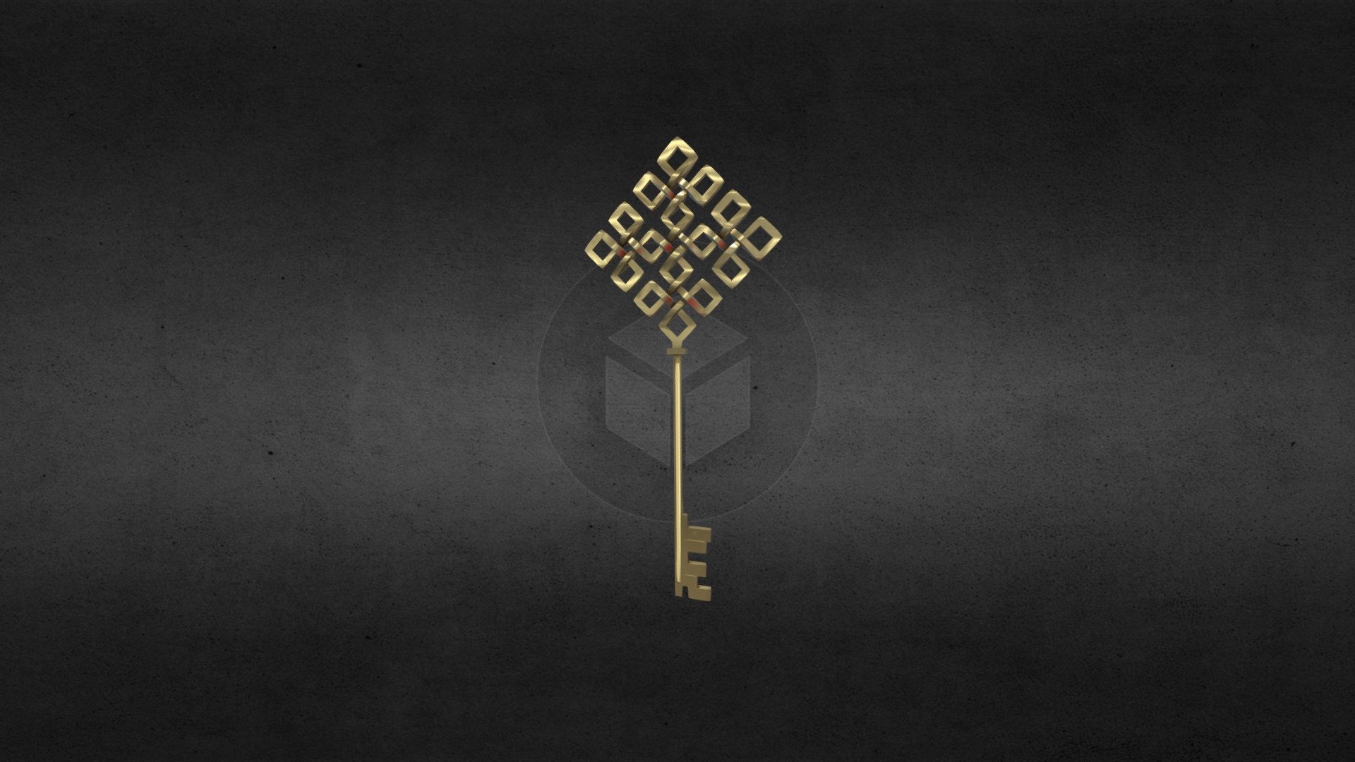 Medieval Gold Key - Download Free 3D model by KneeKnow [64b9661 ...