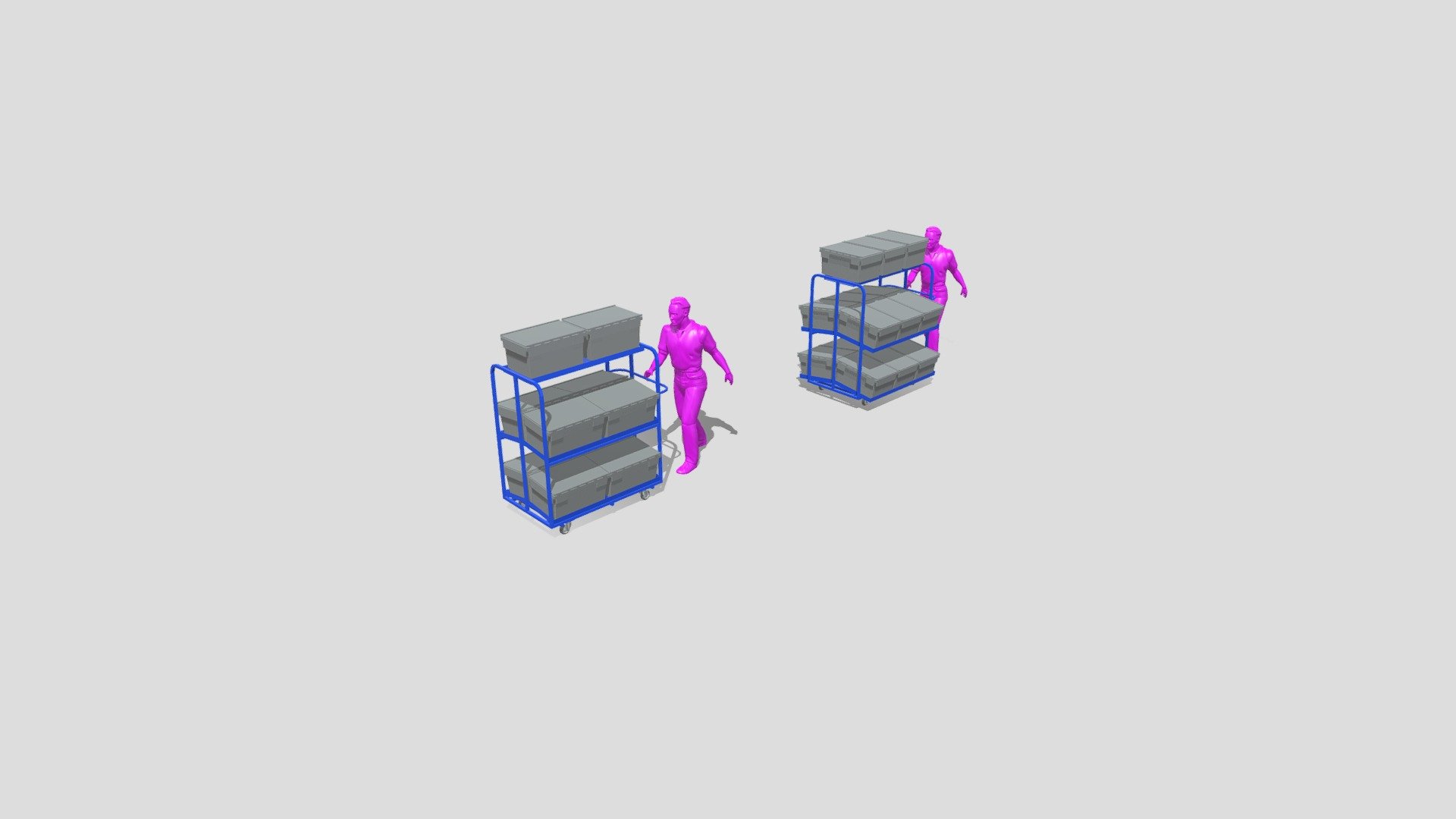 Box Trolley - 3D model by 3D-VIEW (@Jake-norsemandirect) [64ba9e1 ...