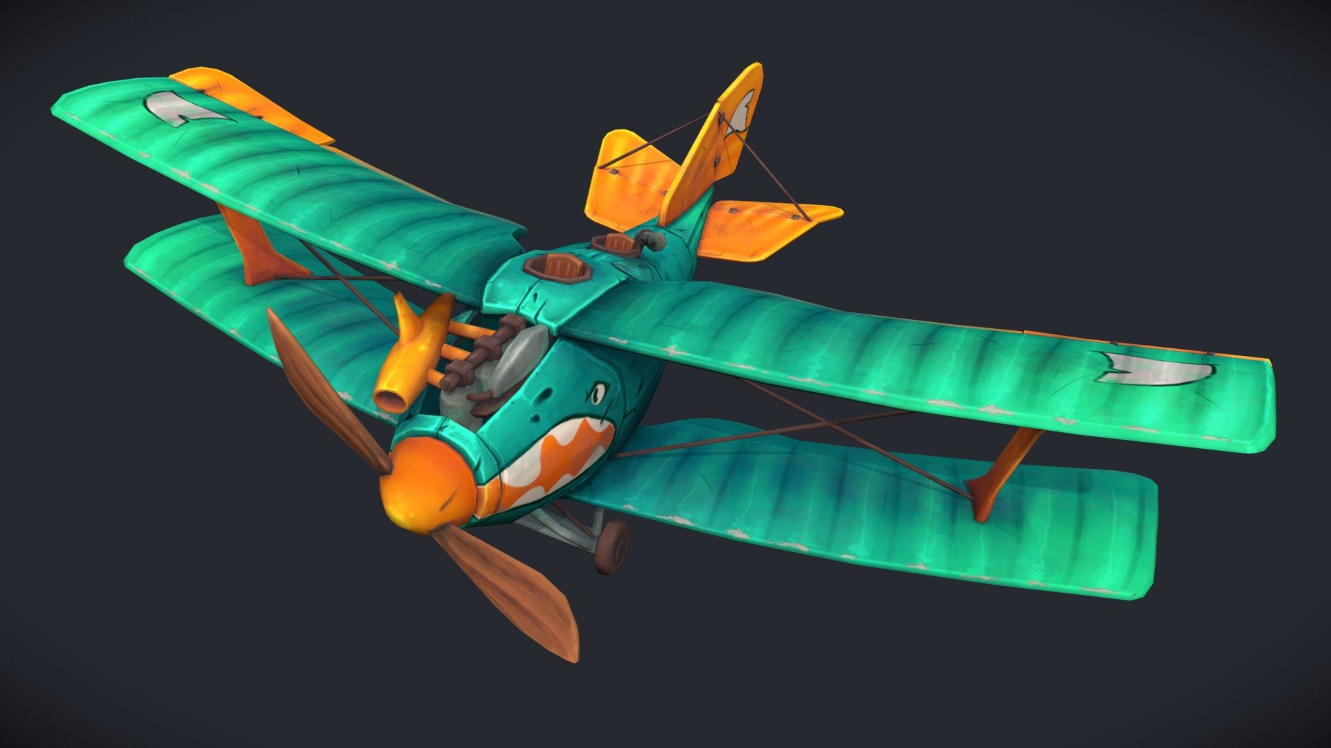 Sharkspin - 3D model by LukevanKlooster (@Rattack) [64bb34b] - Sketchfab