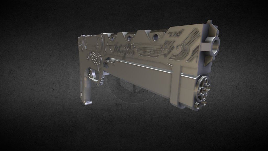 Ithaqua Titan Handgun - Download Free 3D model by ReiSakisaka ...
