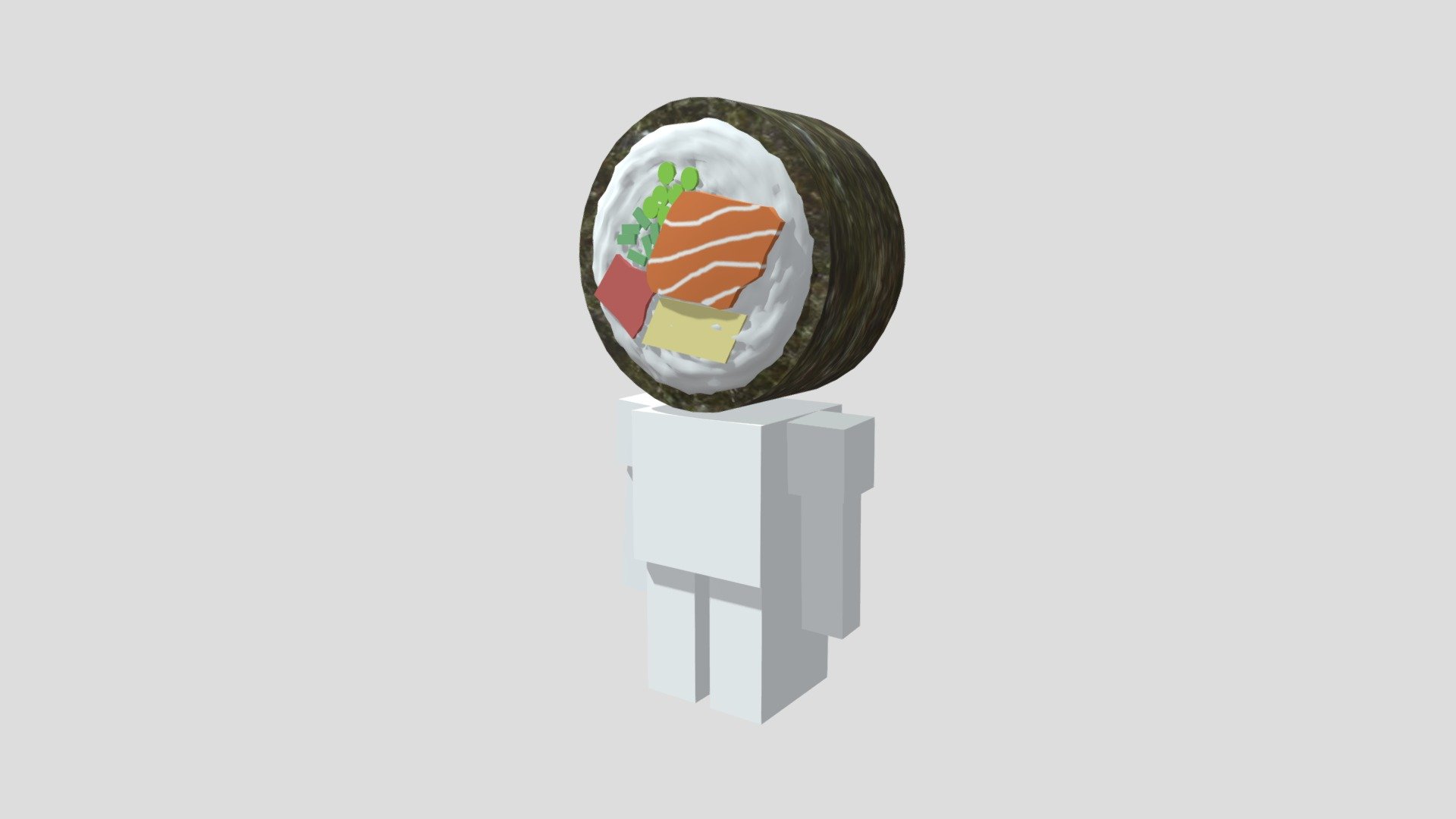 Sushi man 3 - 3D model by ysoupy [64be269] - Sketchfab