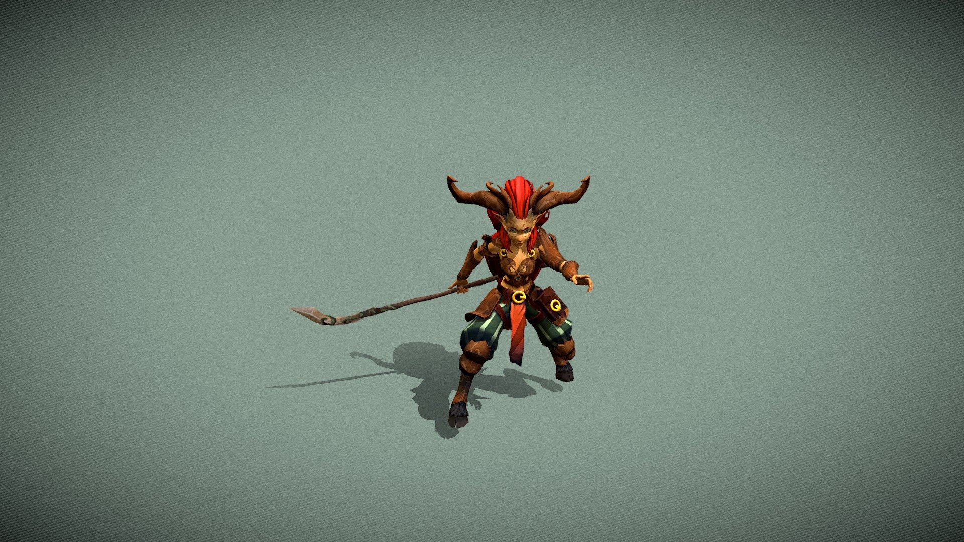 Faun Animations - 3D model by Angel Martinez (@rise_artist) [64be2b2 ...