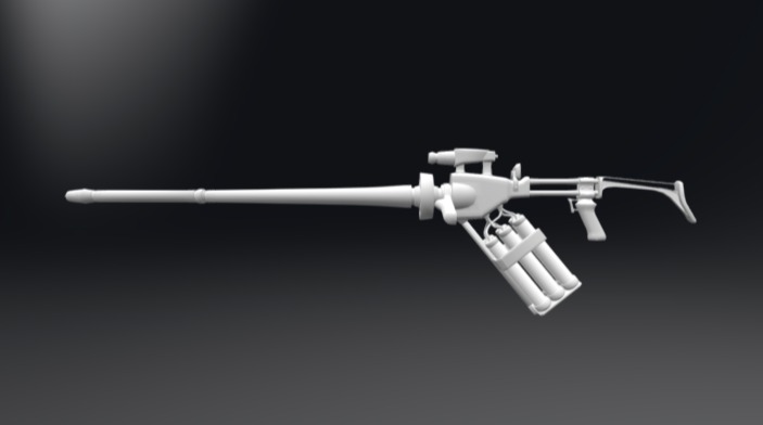 Laser Gun/Rifle - 3D model by Toxinias [64bf292] - Sketchfab