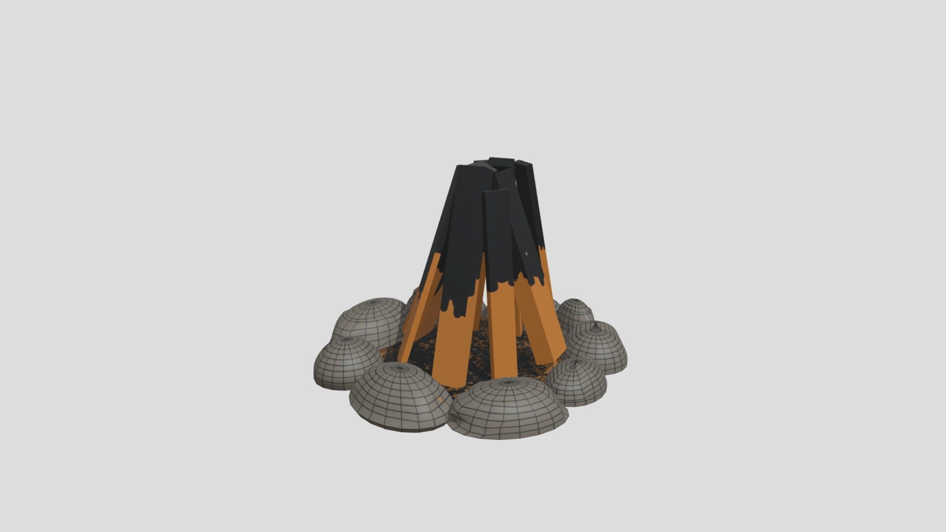 Campfire forest shooter - 3D model by MarleyI [64bfc3c] - Sketchfab