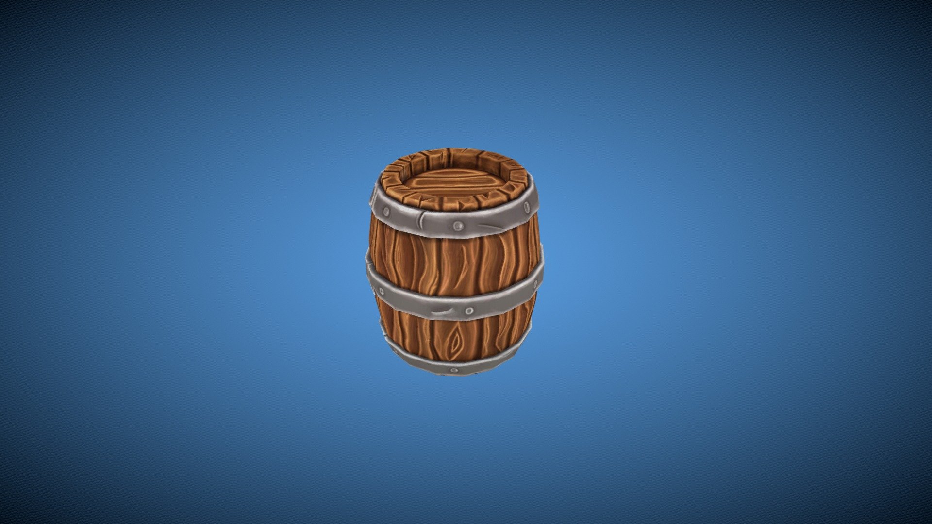 Stylized wooden barrel - Download Free 3D model by Andrii Kryshtop ...