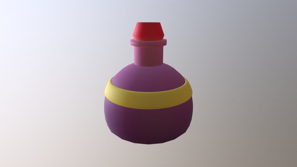 Flask - 3D model by Alfred Stoddart (@whtie2black) [64c15b1] - Sketchfab