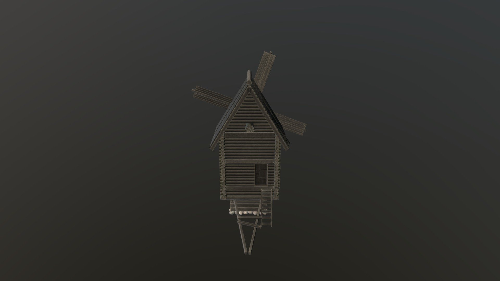 Old Russian Wood Mill - 3D model by AndrianoVinneti [64c1fdf] - Sketchfab