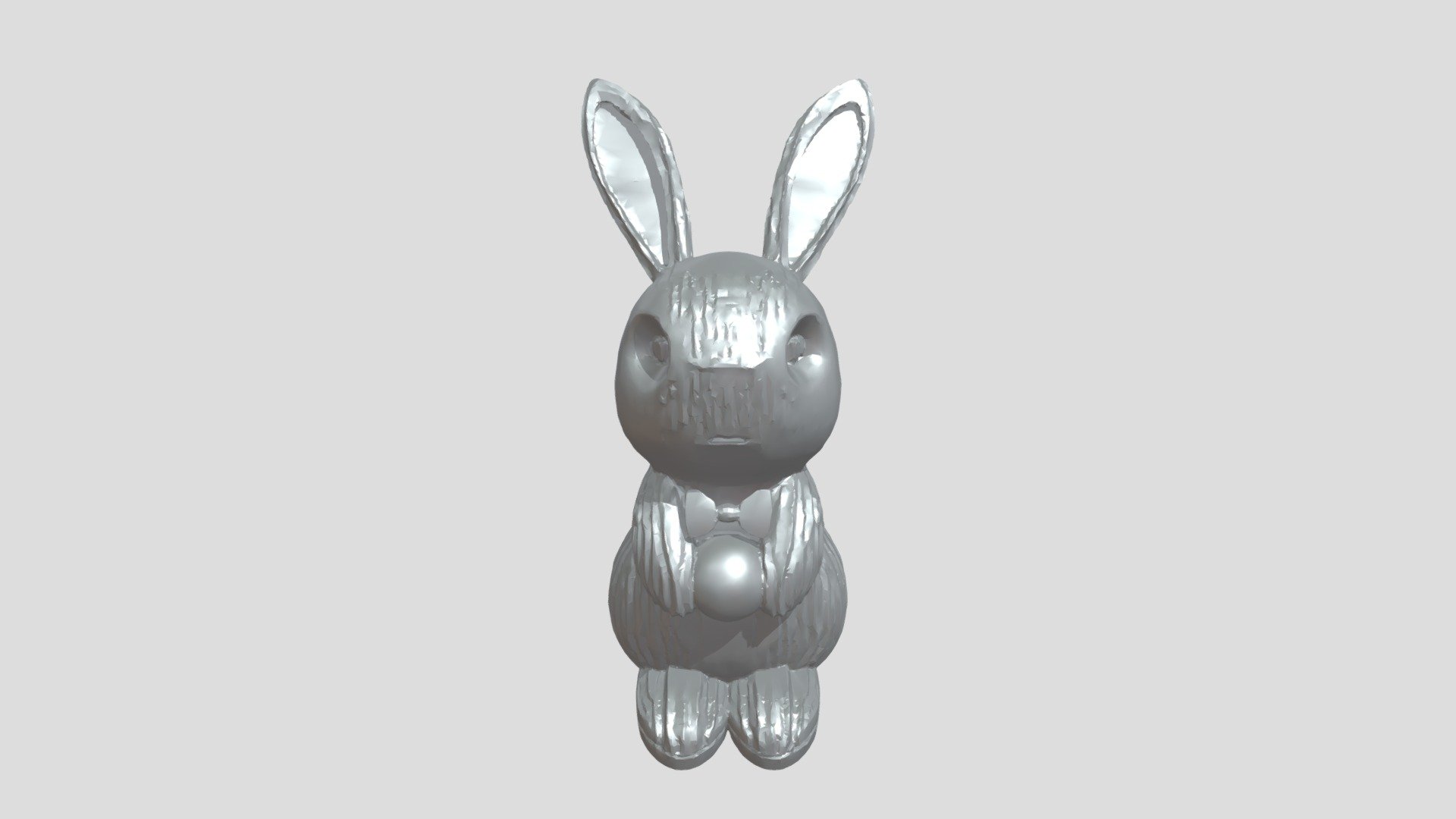 Shiny rabbit figurine - 3D model by afk620 [64c2273] - Sketchfab