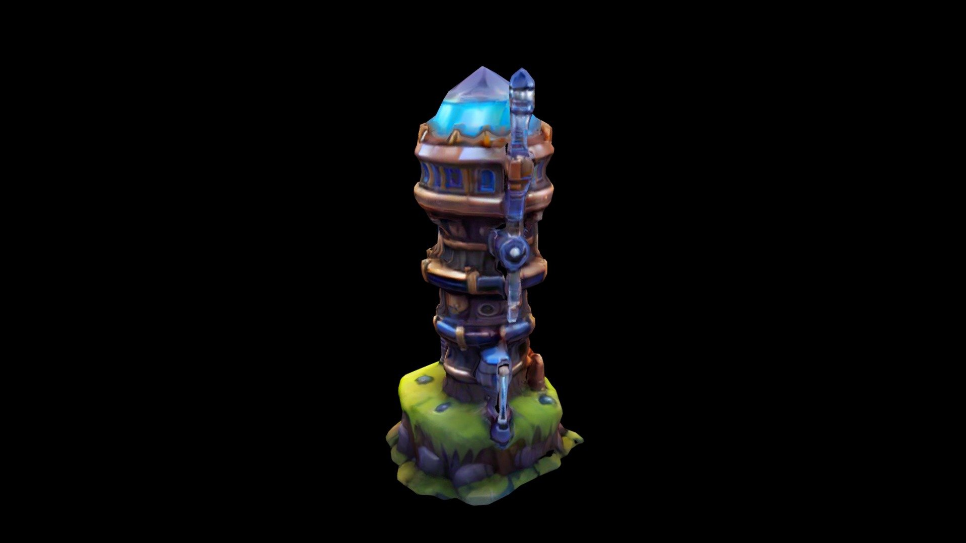 Tower Fall RTS building 02997d6f-6e2c-456b-a90a- - Download Free 3D ...