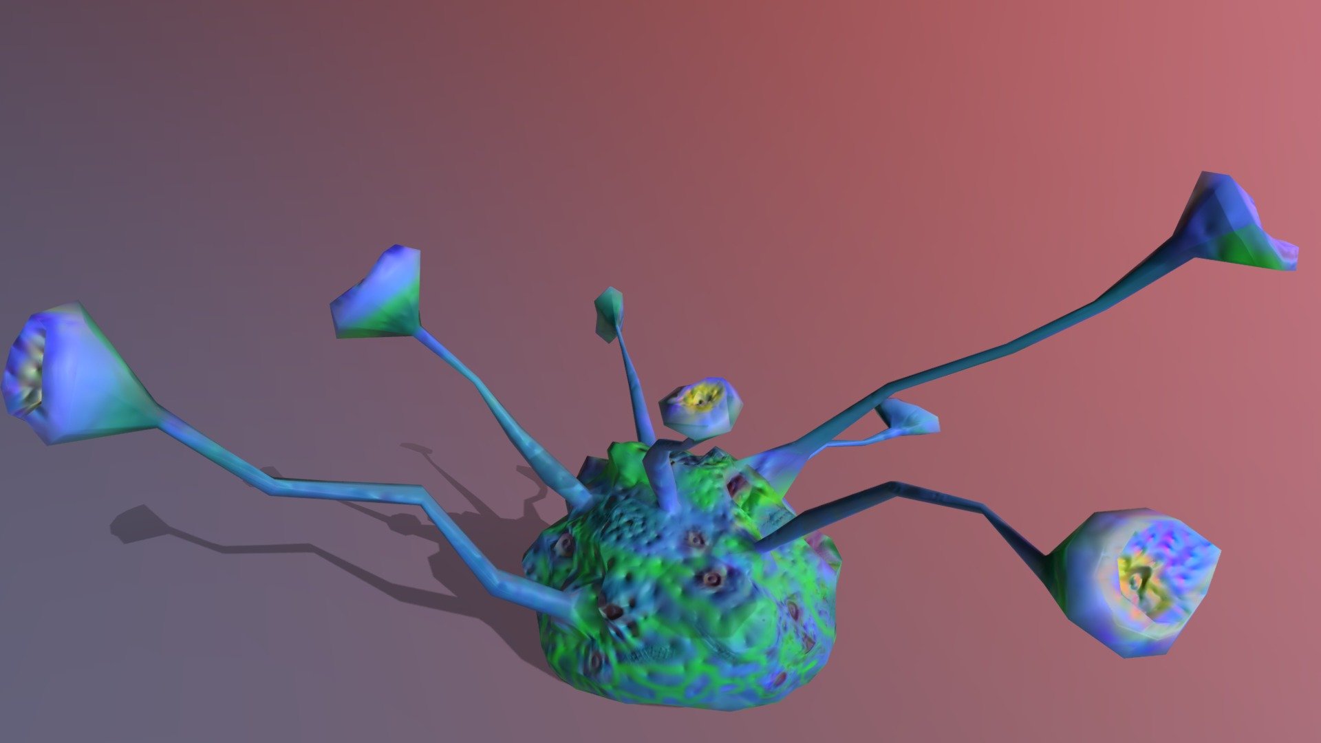 Flower allien - Download Free 3D model by Vera4Art (@Elvera.Viljoen ...