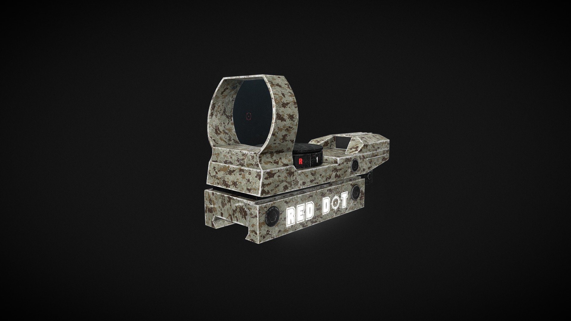 Red Dot - 3D model by NguyenTriThang (@afkff772002) [64c4778] - Sketchfab