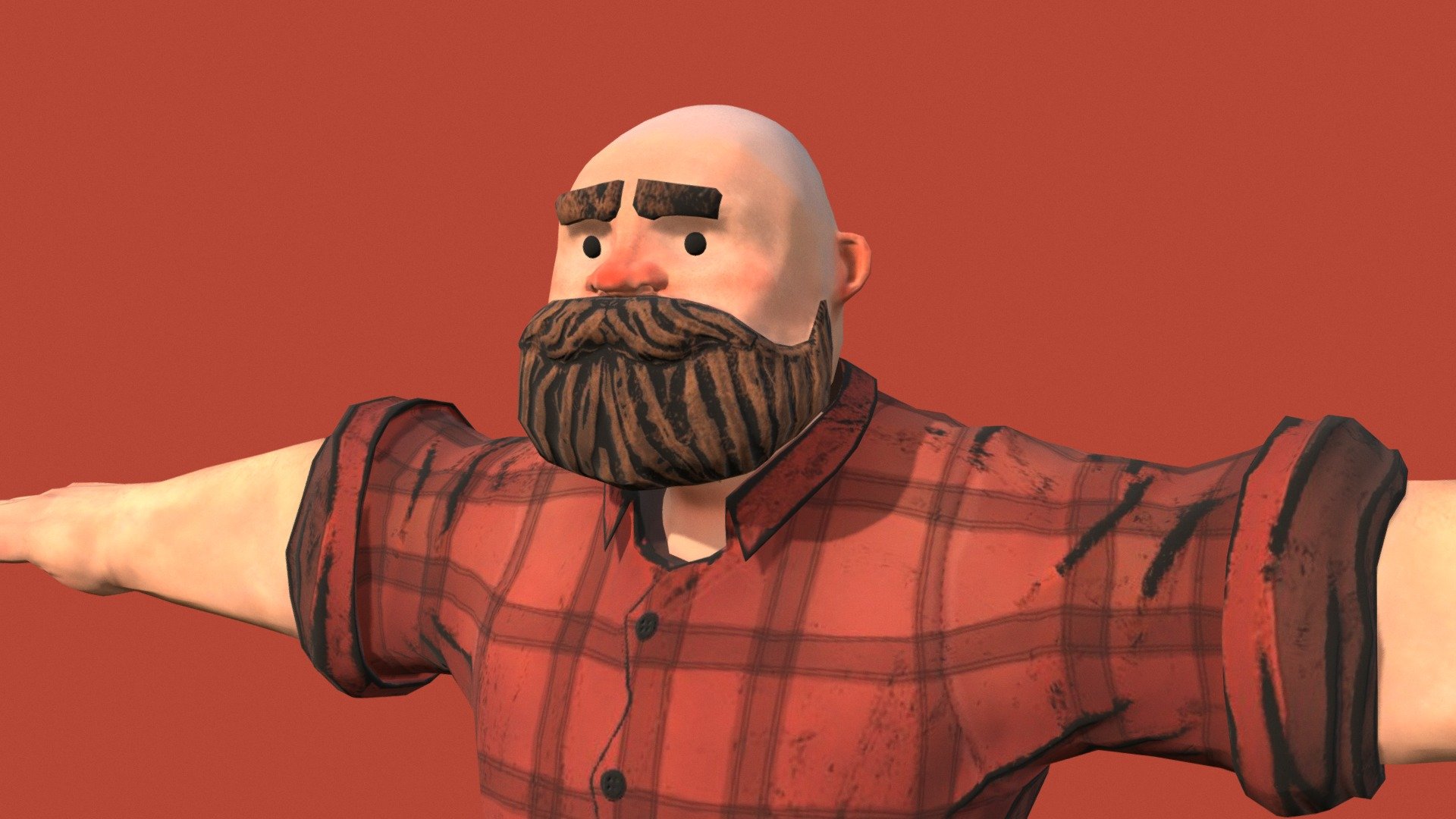 Lumberjack - 3D model by danielscholz [64c6115] - Sketchfab