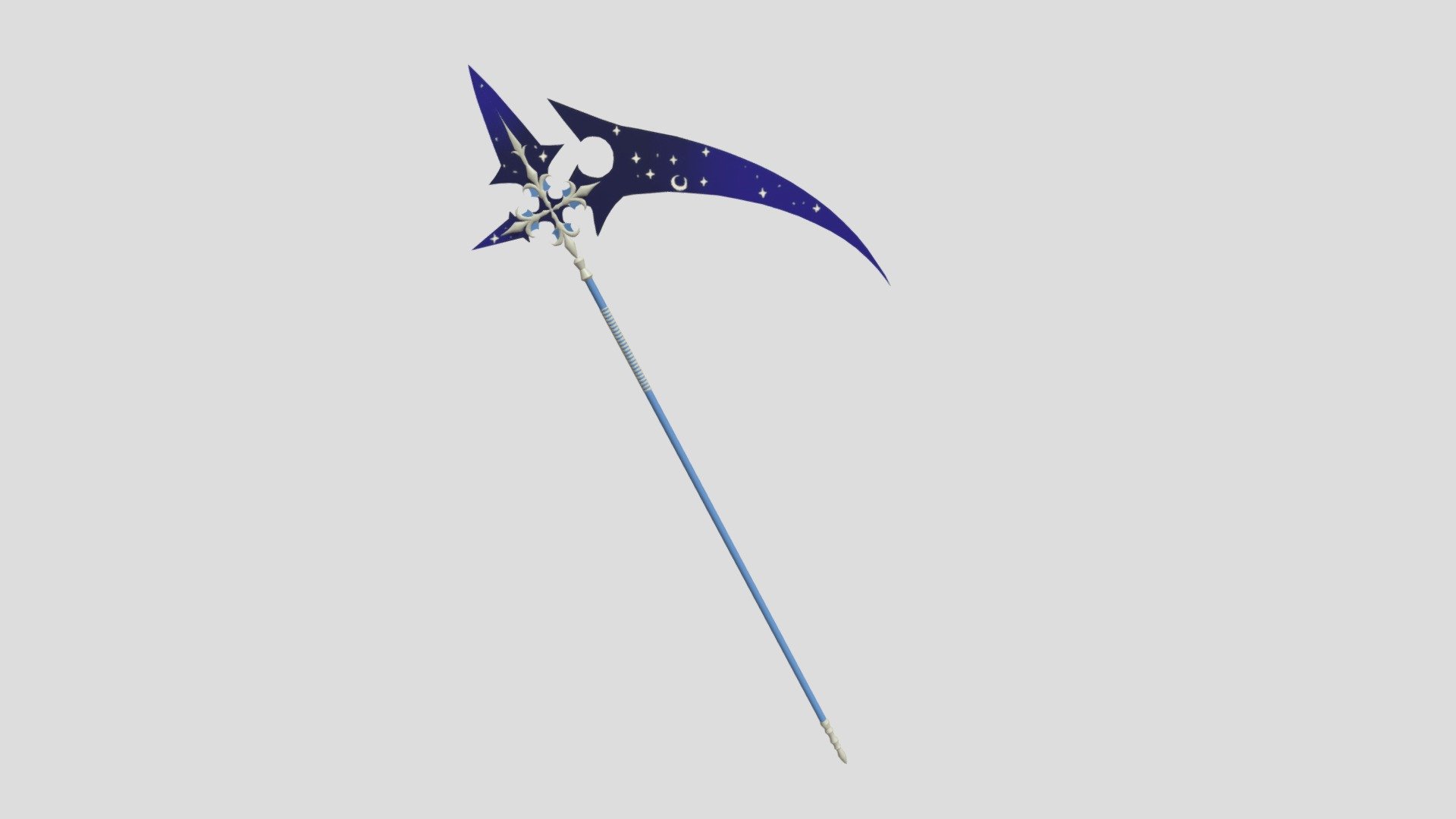 Moonlight Scythe - 3D model by Laleggenda11 [64c6c34] - Sketchfab
