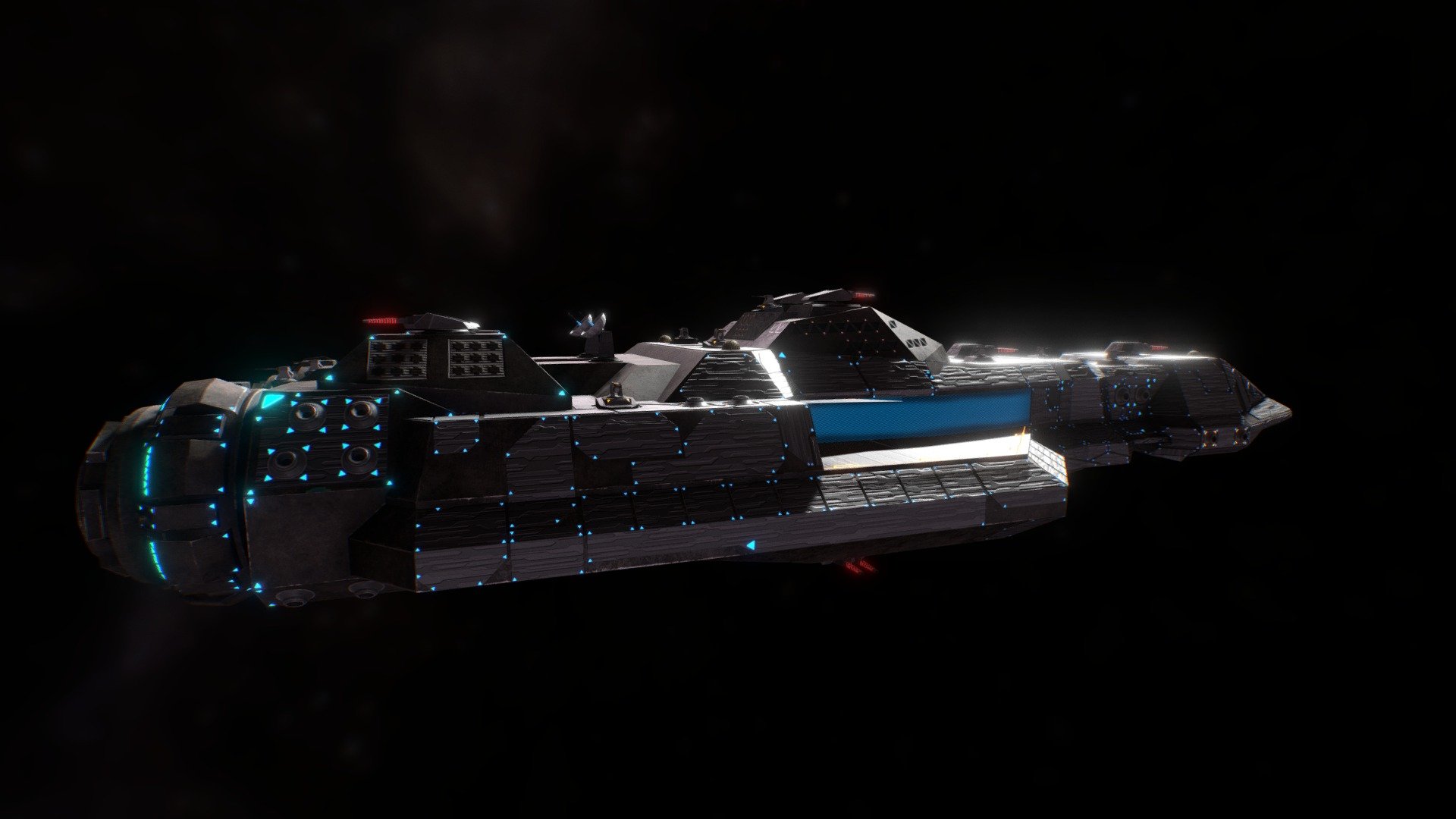 Space carrier - 3D model by ke1ebra [64c7d6f] - Sketchfab