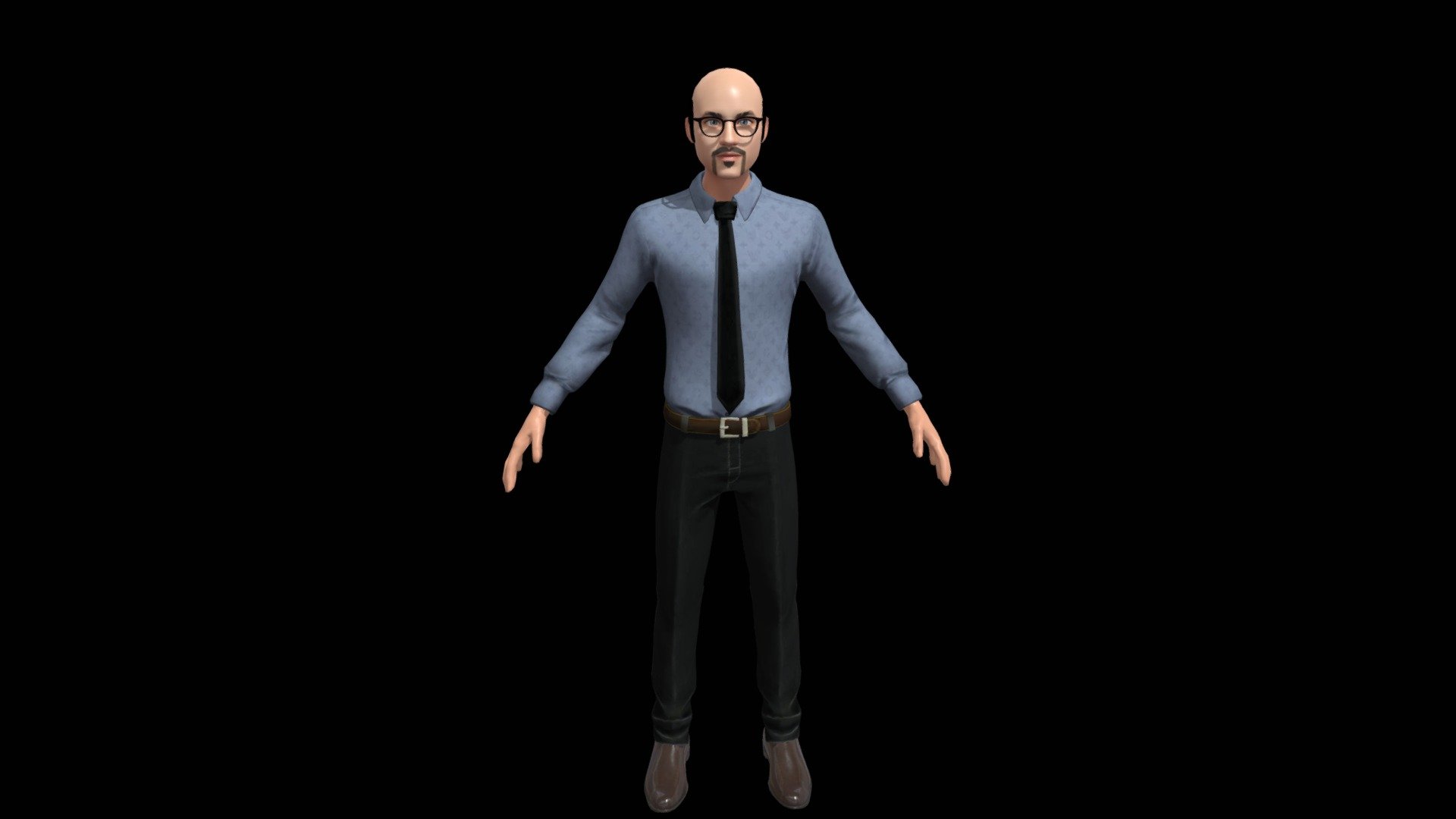 The character of an office worker - Download Free 3D model by BELAZ ...