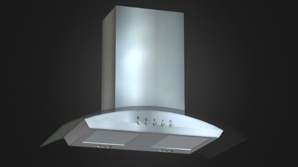 Range Hood 3D Model - 3D model by mallik8686 [64cabe6] - Sketchfab