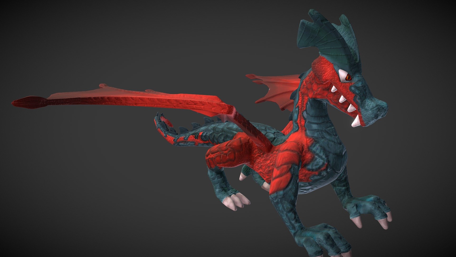 Dragon - 3D model by Mare B (@bttyrodriguez) [64cac14] - Sketchfab