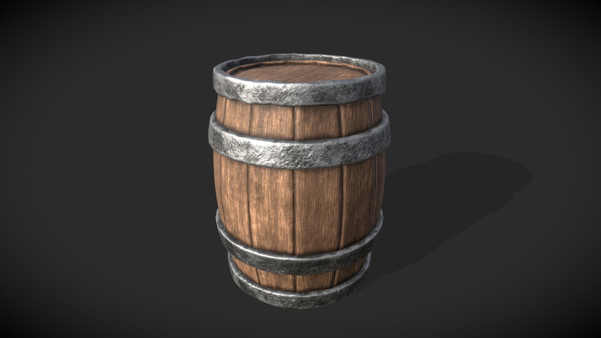 Wooden Barrel - Download Free 3D model by Billy Jackman (@billyjackman3d) [64cc06e] - Sketchfab
