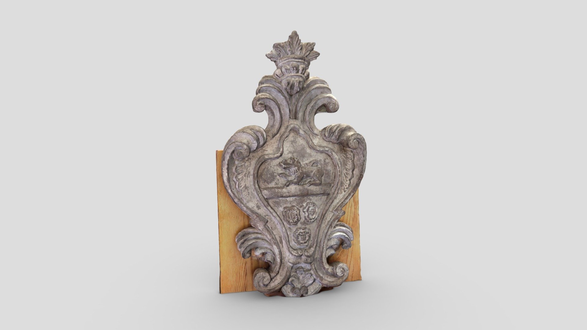 Concrete crest thing - Download Free 3D model by Nick Flatt (@nickflatt ...
