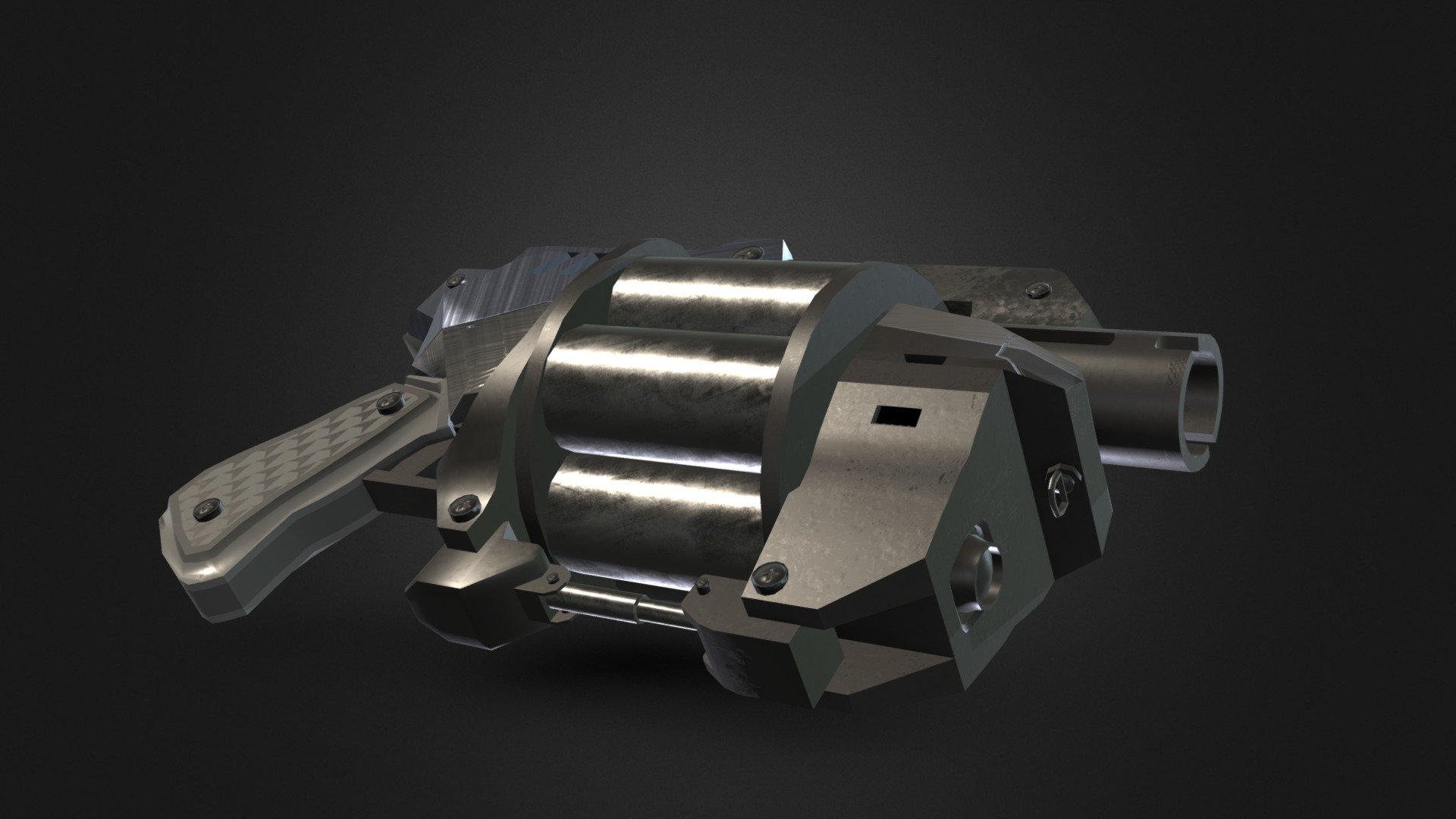 Red Hood - Arkham Grenade Launcher: Unit 20 - 3D model by IrisVonEverec ...