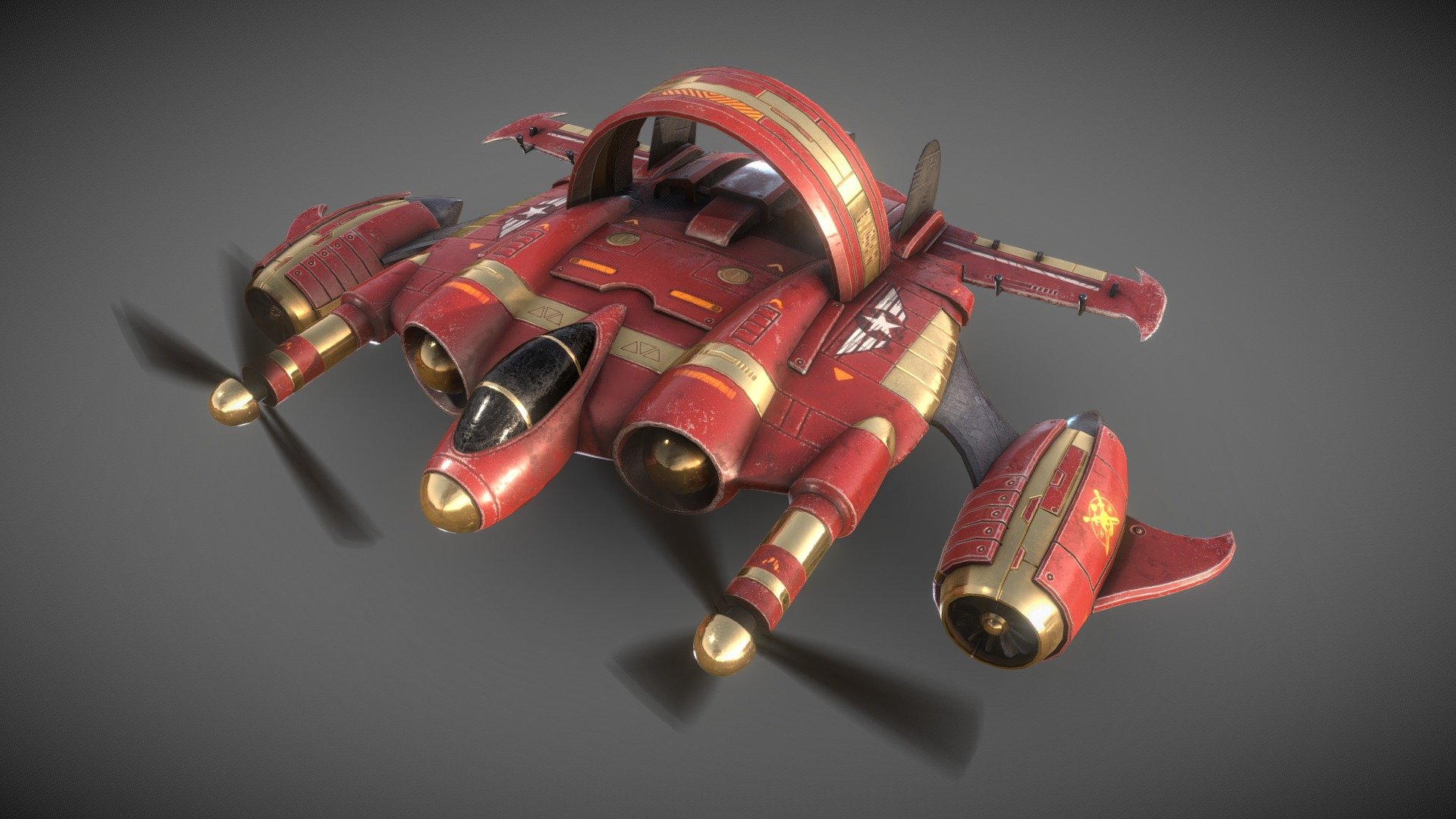 XF5U Flying Pancake_01 - 3D model by neogools [64cf075] - Sketchfab