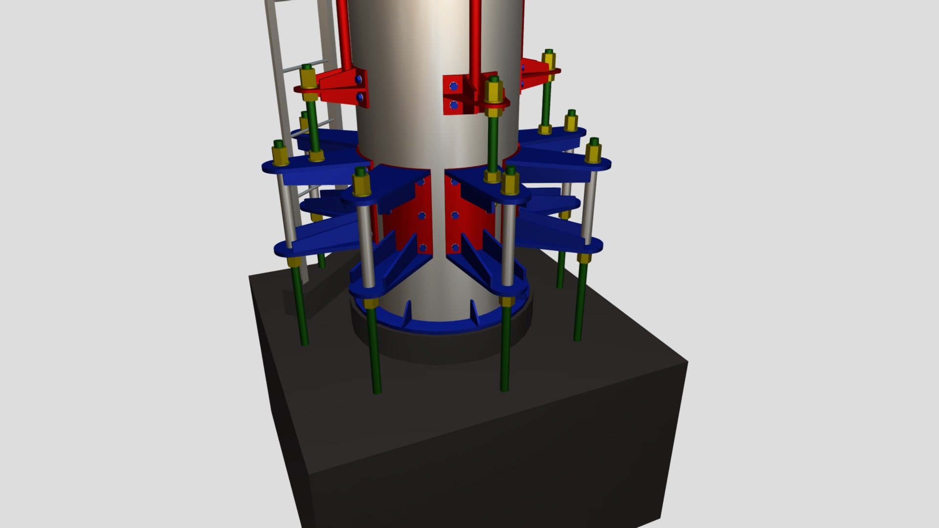 REFORÇO POSTE TUBULAR - 3D model by projetos.toc [64cf6c0] - Sketchfab