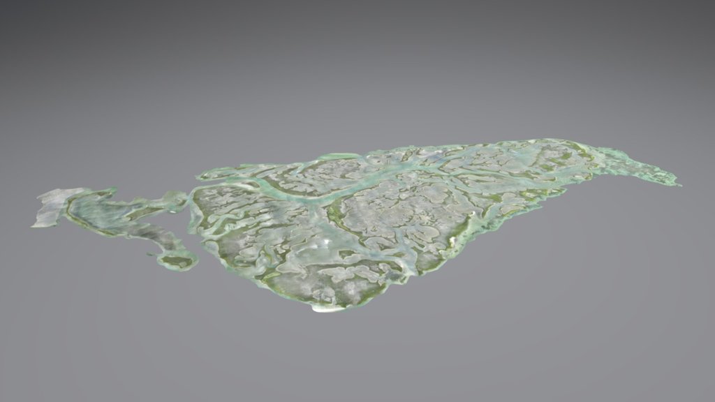 Middle Marsh 8 12 2016 Rgb Simplified 3d Mesh - 3D model by dioptrica ...