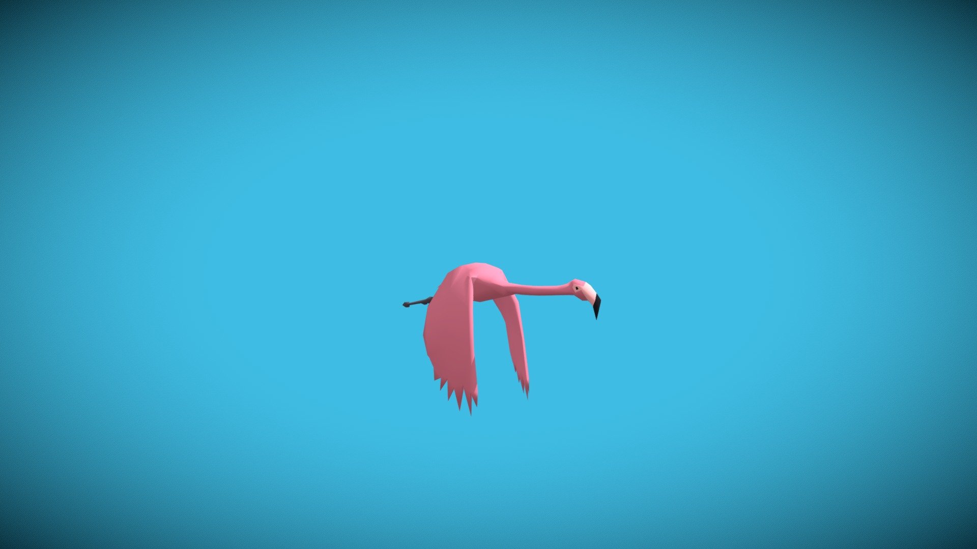 Flying Flamingo - Download Free 3D model by Michael (@michaelkolesidis ...