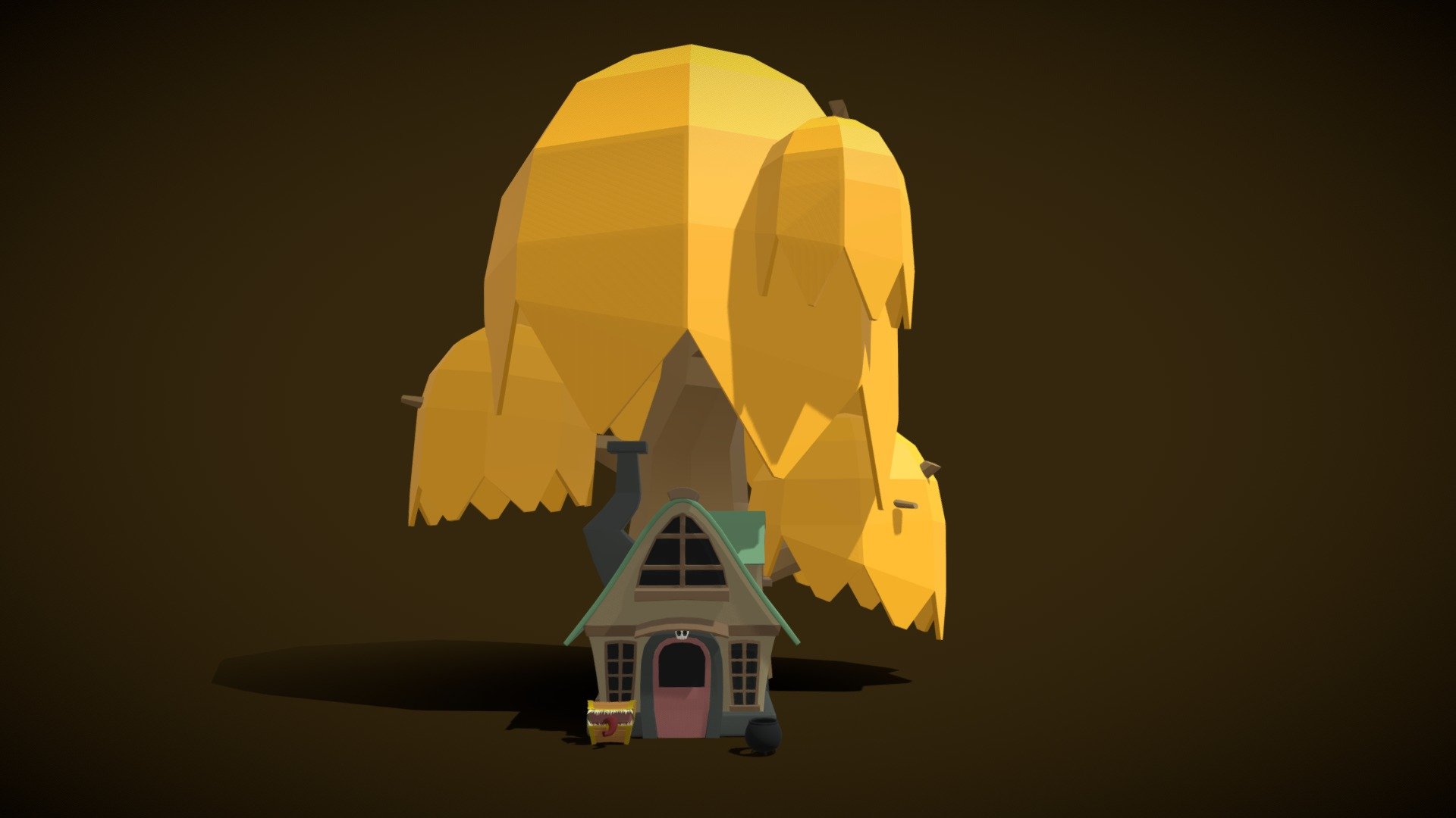 halloween house - Download Free 3D model by MrPuppet [64d22ae] - Sketchfab