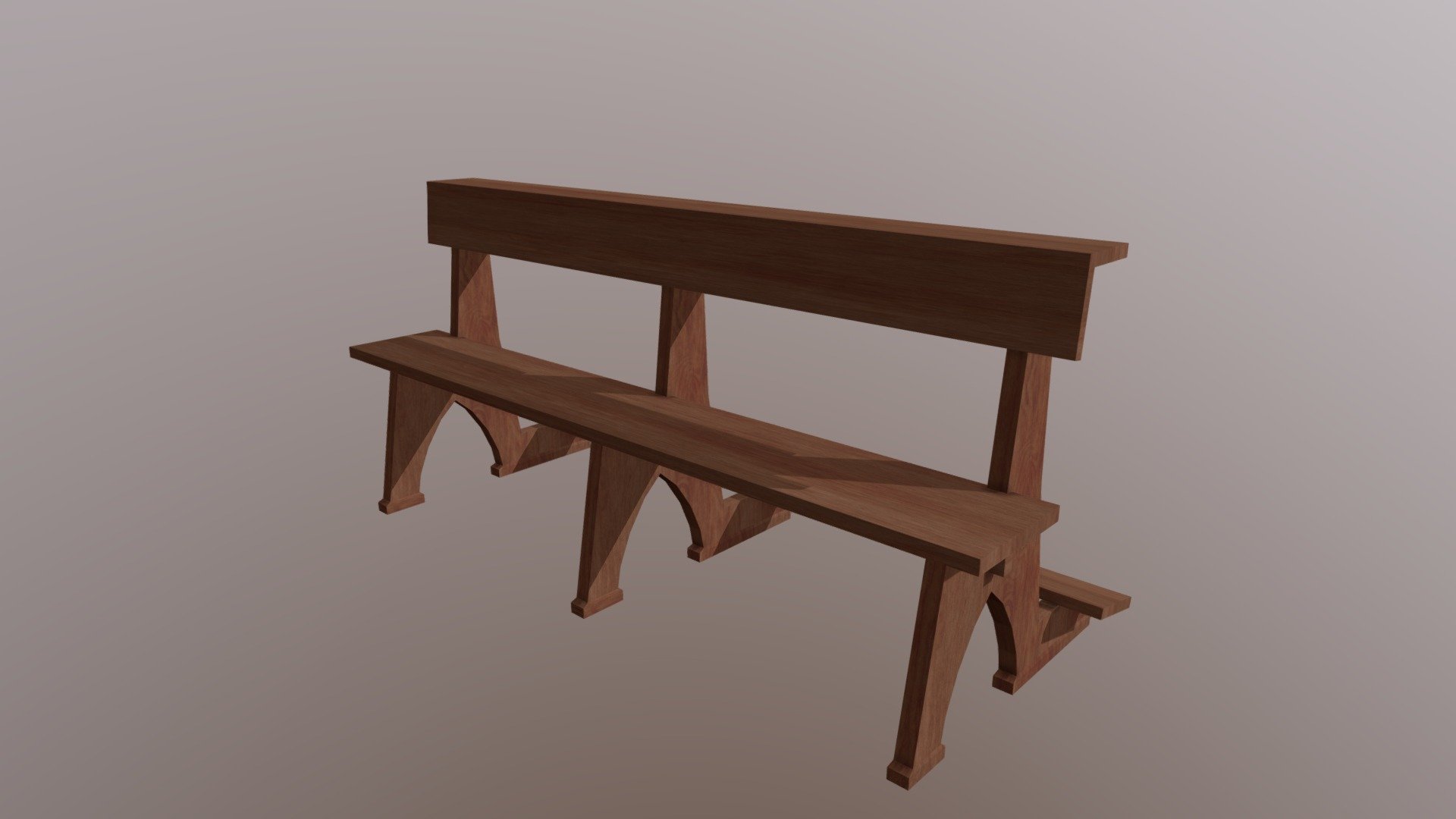 Church Bench - Download Free 3D model by Ryoce [64d38ed] - Sketchfab